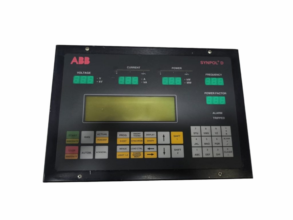 ABB SYNPOL D Generator Control and Management Panel Display CMA 140 ...
